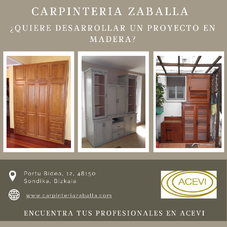 ¿Quieres desarrollar un proyecto en madera? ¡Contacta con nuestros ...